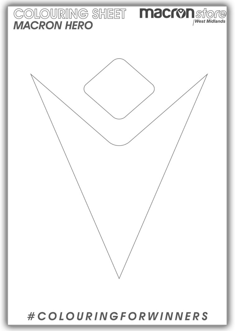 Colour In Your Macron Sheets! | Macron Sports Hub West Midlands